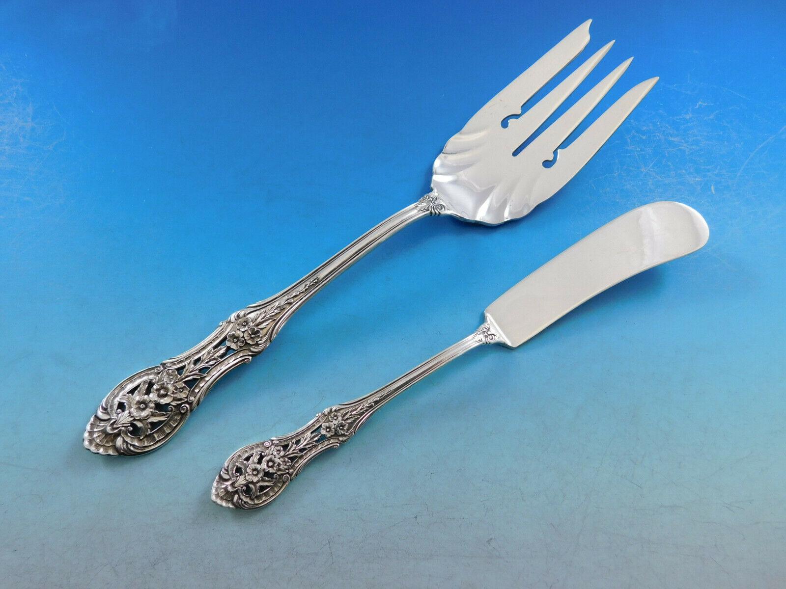 Primrose by International Sterling Silver Flatware Set Service 53 Pcs ...