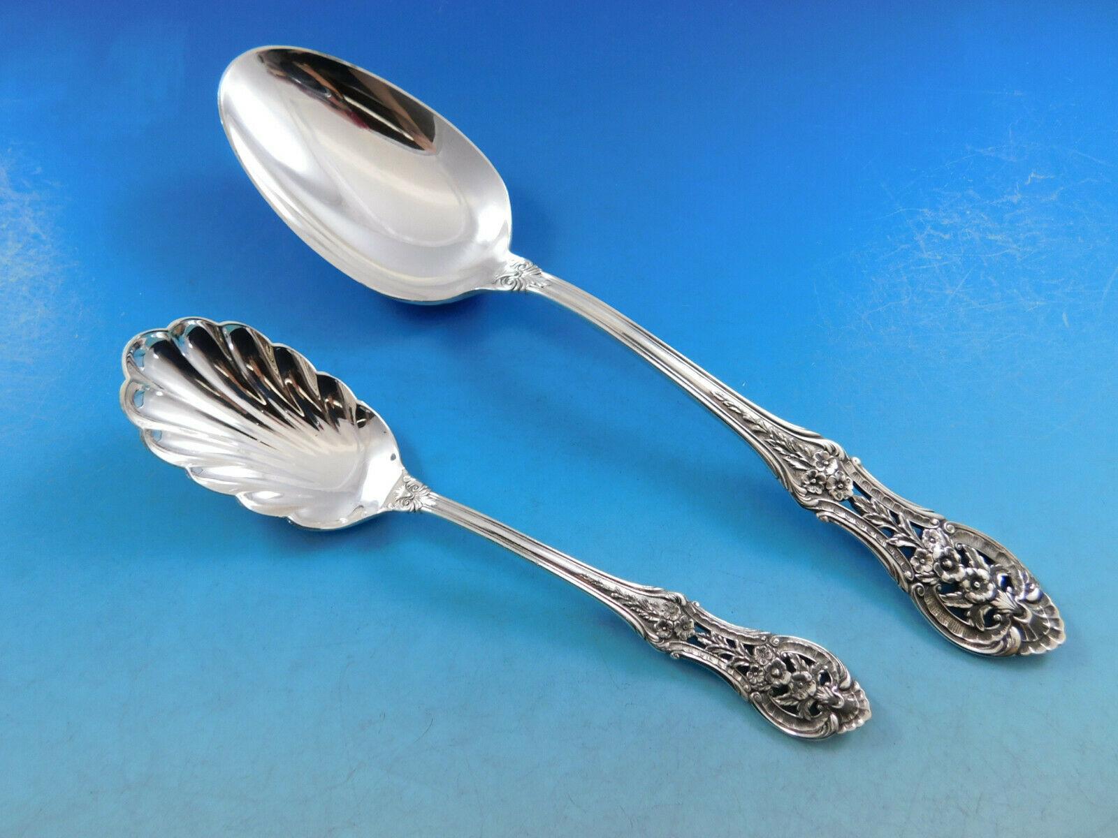 Primrose by International Sterling Silver Flatware Set Service 53 Pcs ...