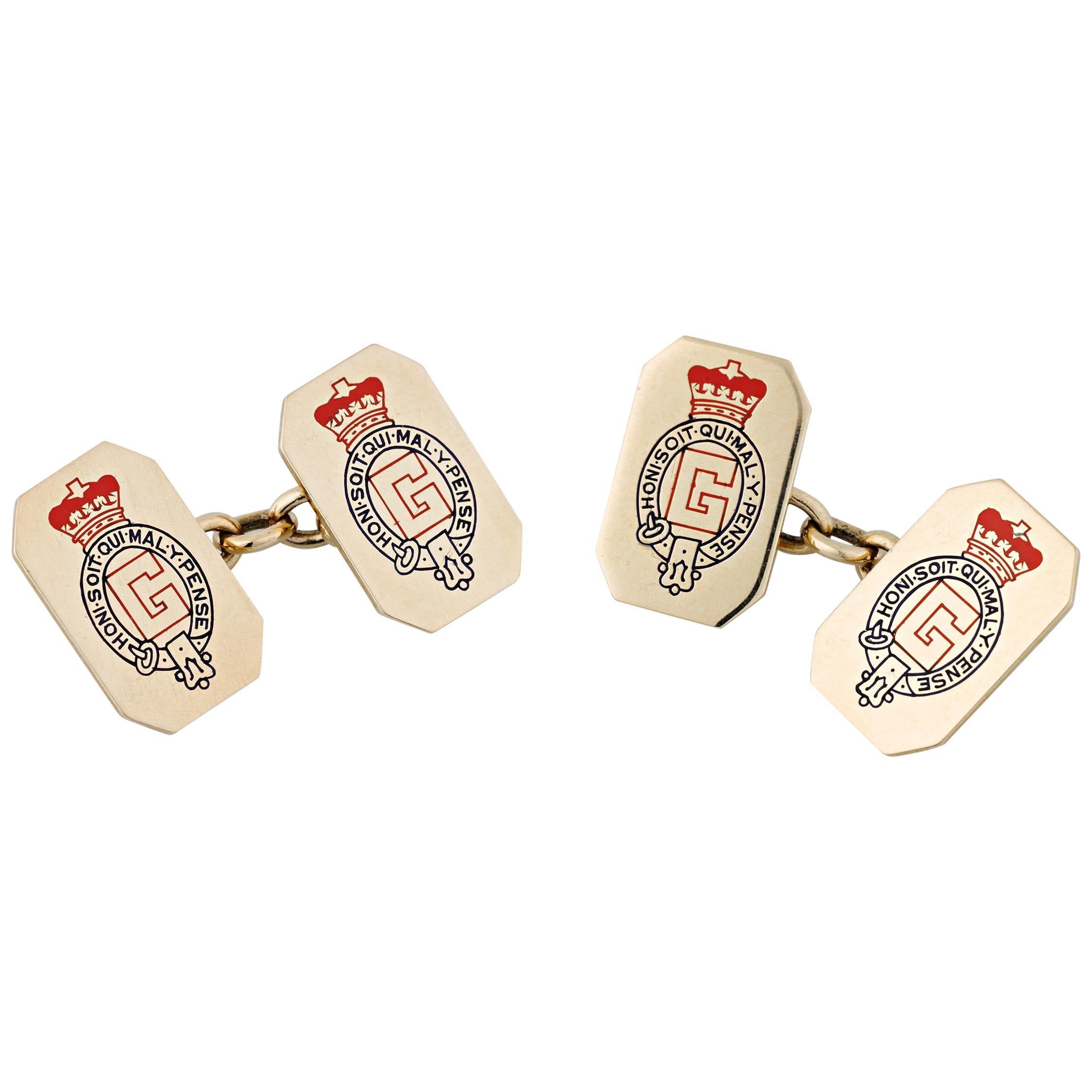 Prince George Armorial Cufflinks by Cartier at 1stDibs | prince charles ...