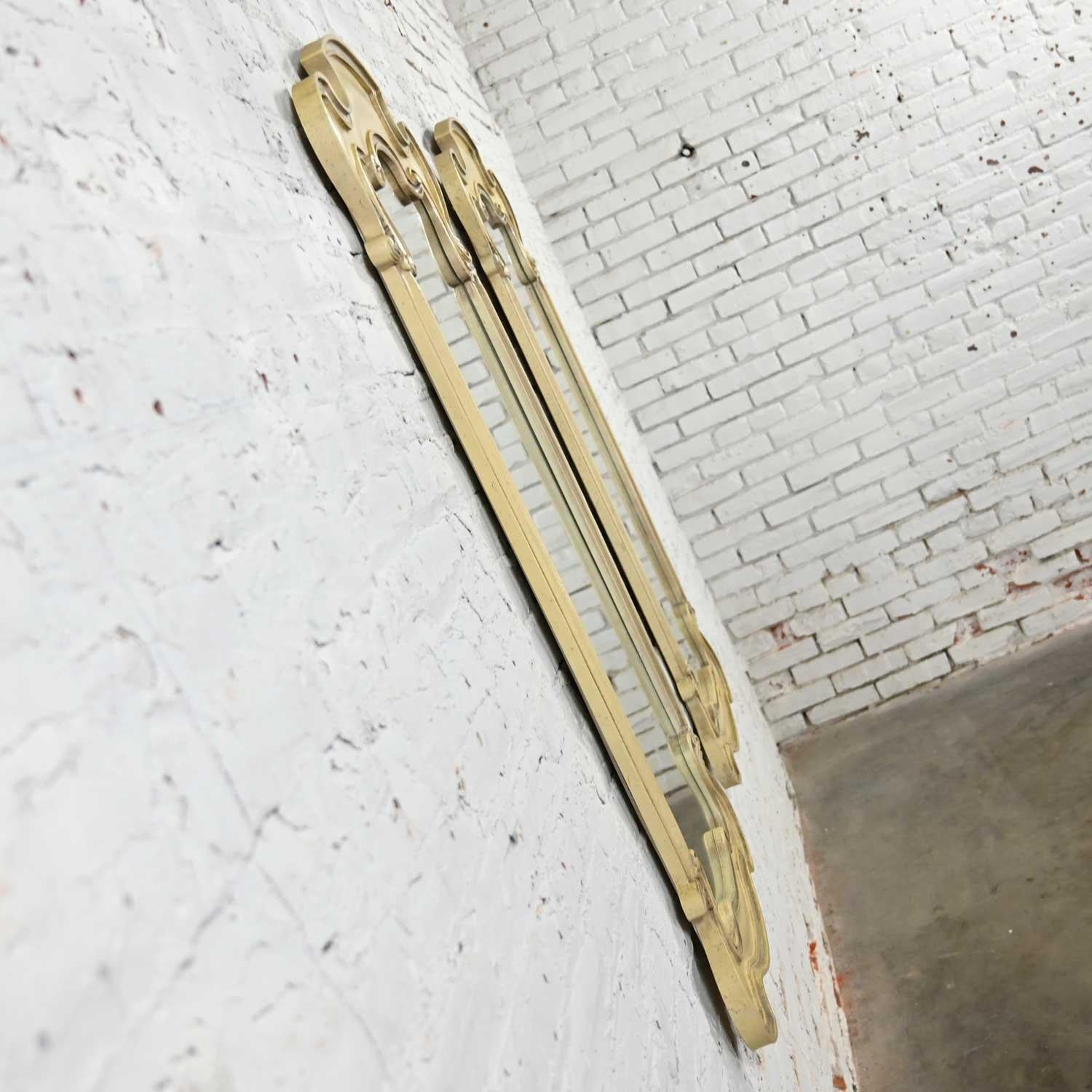 Prince Howard French Provincial Hollywood Regency Antique White Pair ...