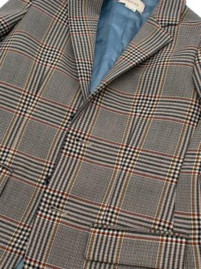 prince of wales check blazer For Sale at 1stDibs