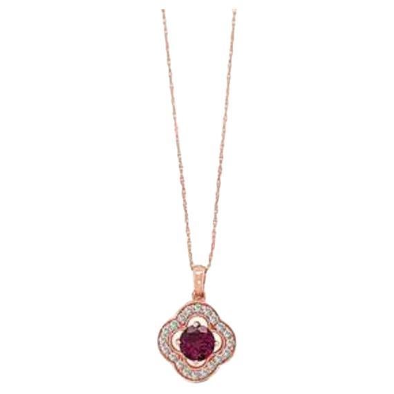Princess Alexandra Pendant Featuring Quartz, Blackberry Sapphire Set in ...