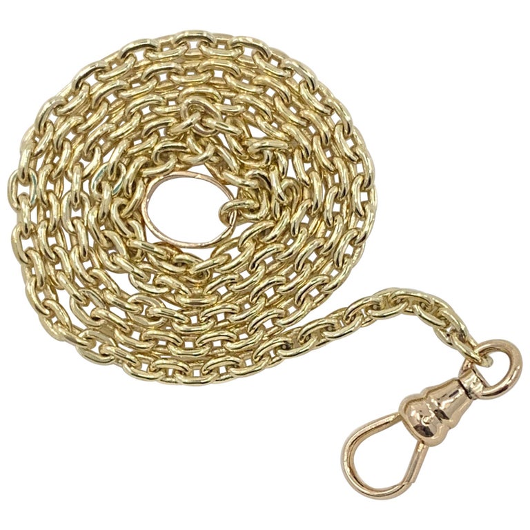 Princess Length Cable or Rolo Chain in Yellow Gold with Rose Gold ...