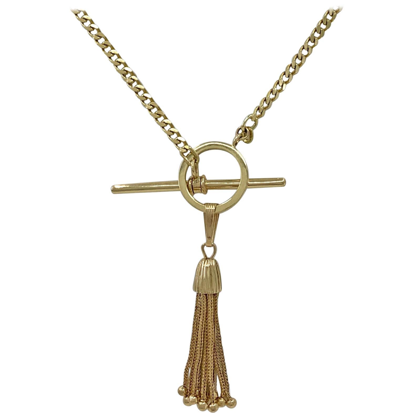 Choker Length Triple Rolo Chain with Bolt Ring Closure in 18 Karat ...