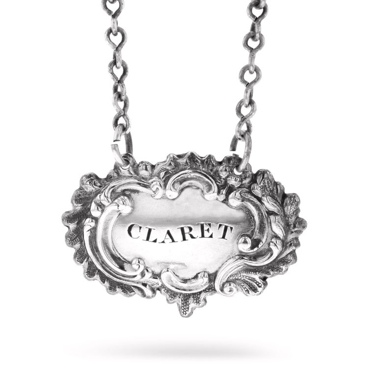 Princess Margaret's Silver Wine Labels at 1stDibs