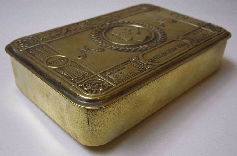 Princess Mary Box, WWI Era, Christmas, 1914 at 1stDibs