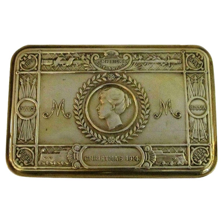 Princess Mary Box, WWI Era, Christmas, 1914 at 1stDibs | 1914 christmas ...