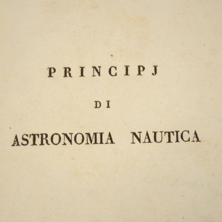 Principles of Nautical Astronomy Antique Book by M. De Rossel Naples ...