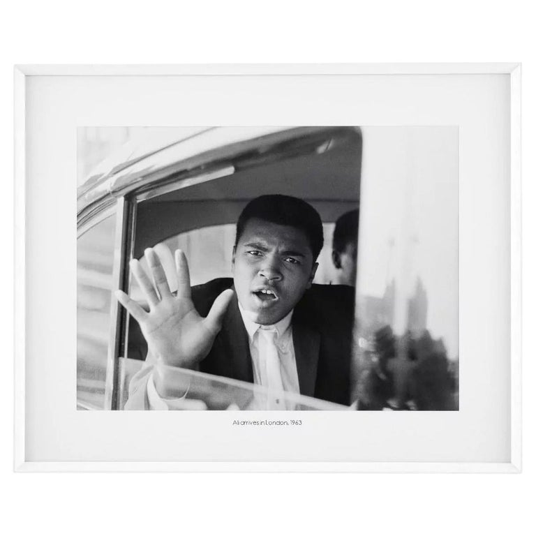 Print Ali arrives in London For Sale at 1stDibs