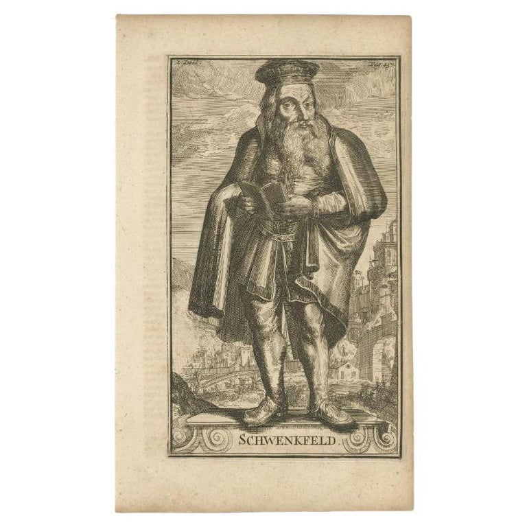 Print of Caspar Schwenkfeld, a German Theologian, Writer and Preacher ...