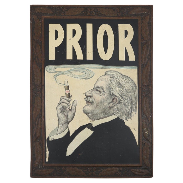 Prior Avertising Sign 1924 For Sale at 1stDibs