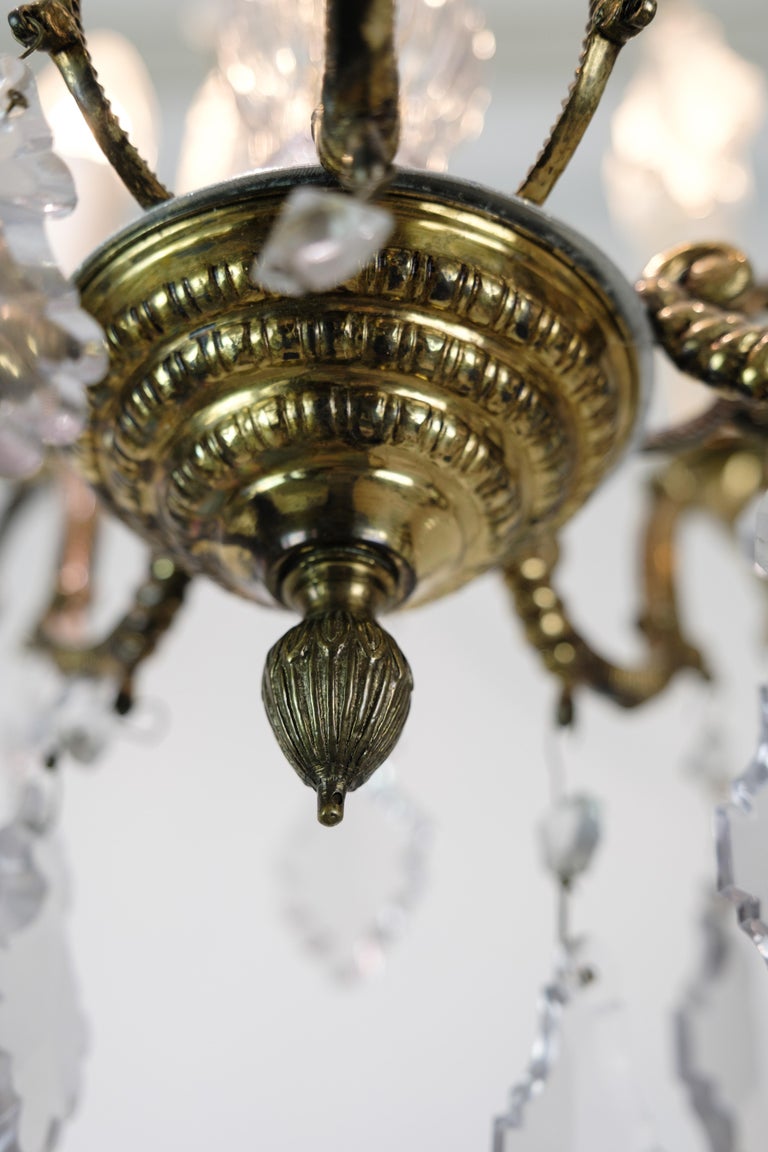 Prism crown, brass, ground prisms, 1920s For Sale at 1stDibs