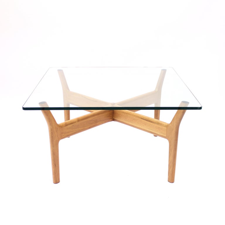 Prisma/2 Walnut Coffee Table, Attributed to Alf Svensson, by Tingströms ...