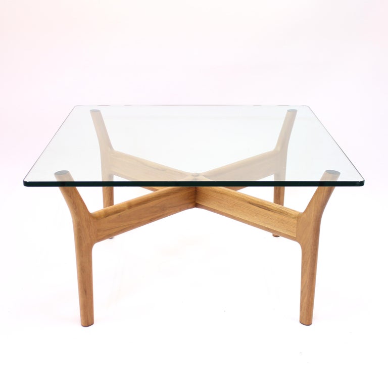 Prisma/2 Walnut Coffee Table, Attributed to Alf Svensson, by Tingströms ...