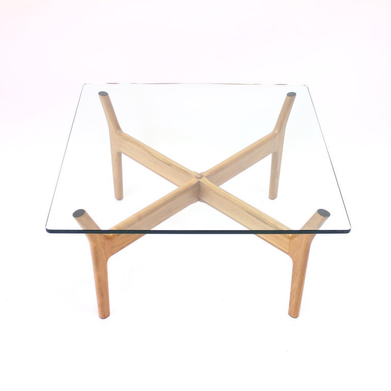 Prisma/2 Walnut Coffee Table, Attributed to Alf Svensson, by Tingströms ...