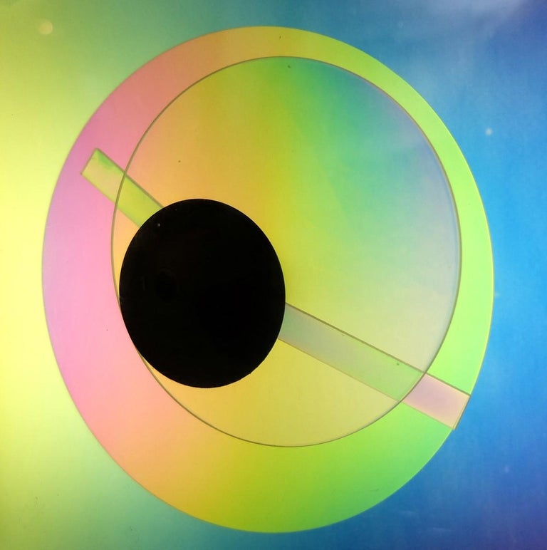 Prisma Clock Designed by Jay Kirsch and James Hamilton, 1976 at 1stDibs