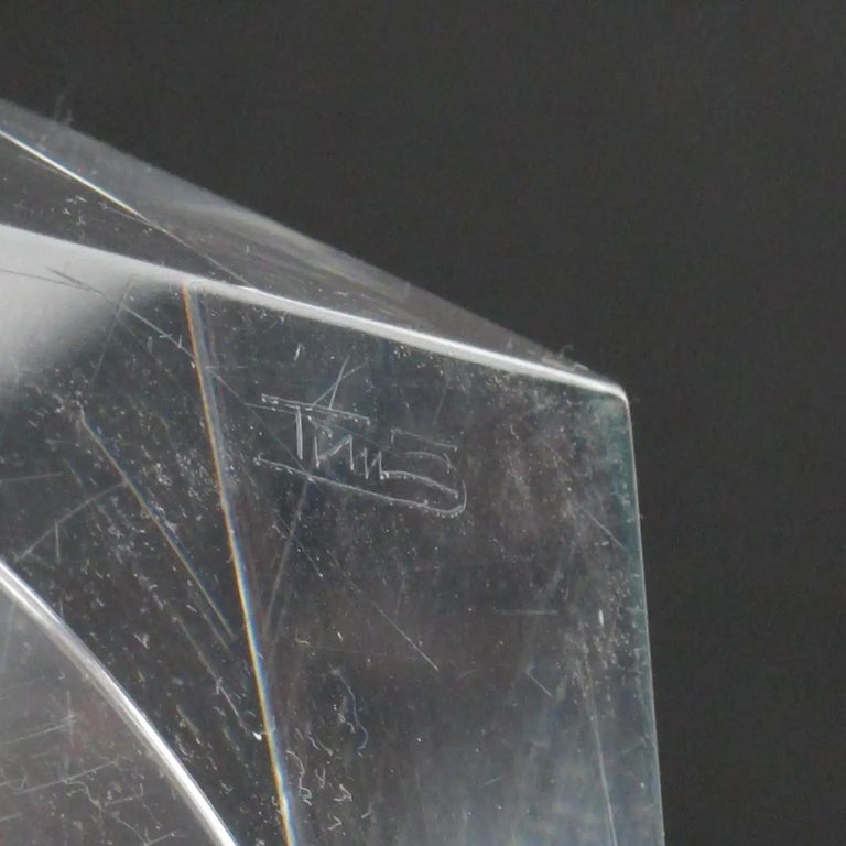 Prismatic Clear Lucite Box, Italy 1960s For Sale at 1stDibs