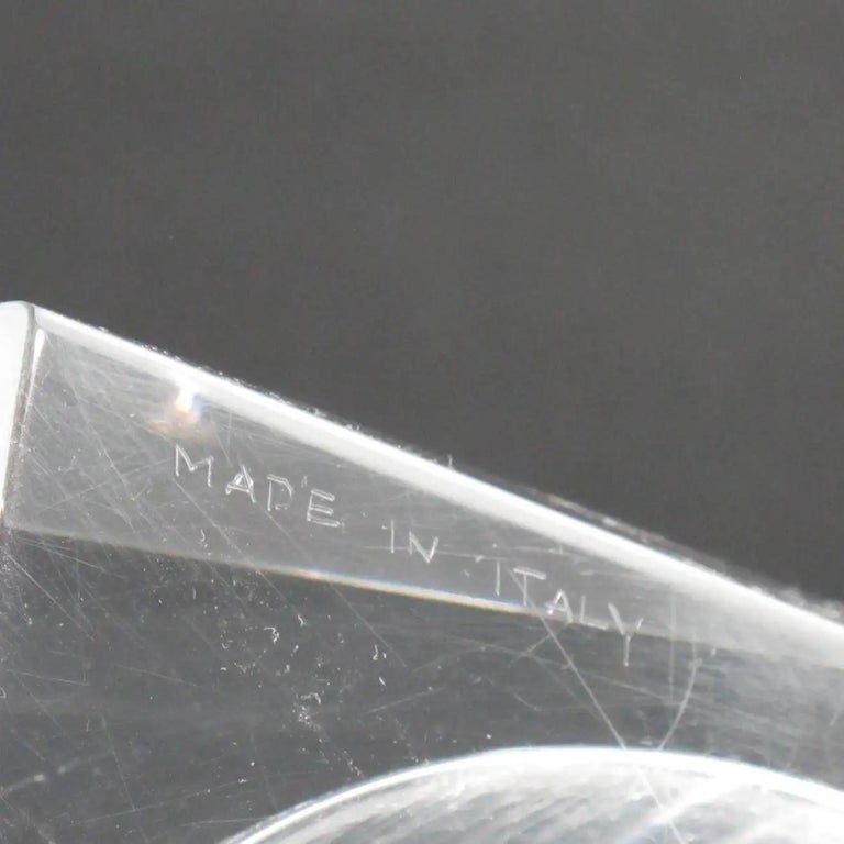 Prismatic Clear Lucite Box, Italy 1960s For Sale at 1stDibs