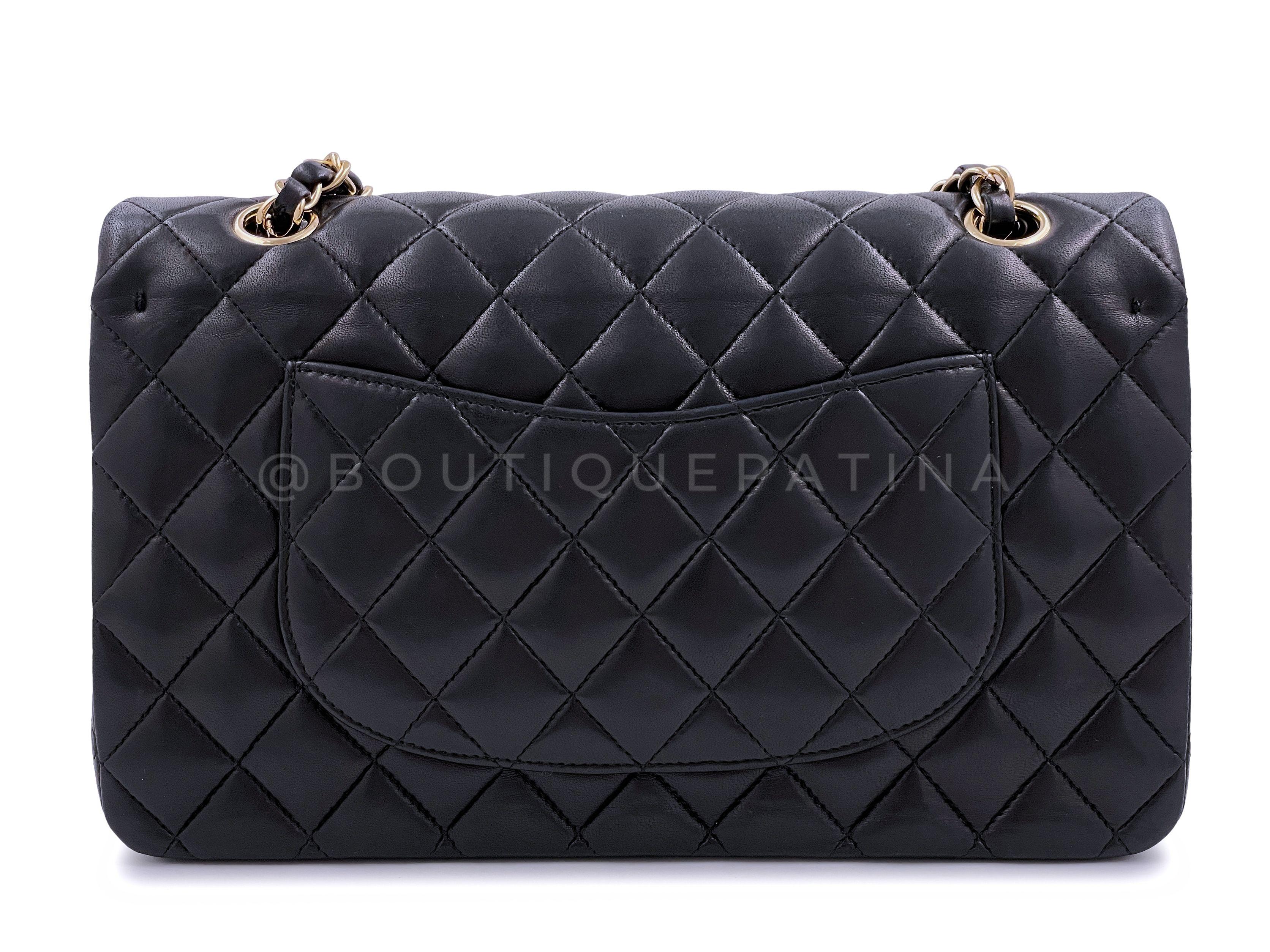 Pristine Chanel 2006 Vintage Black Medium Classic Flap Bag 24k GHW ...