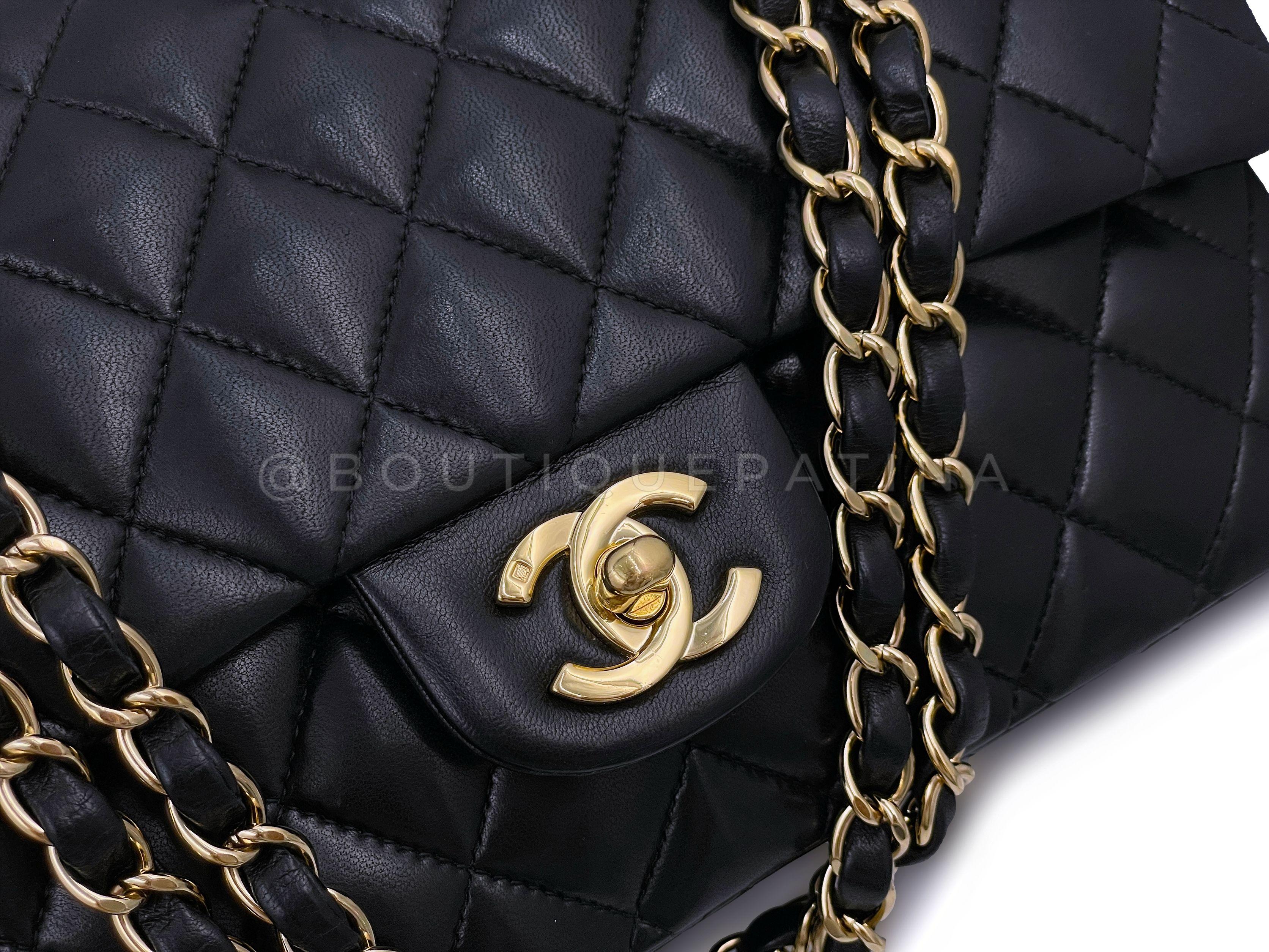Pristine Chanel 2006 Vintage Black Medium Classic Flap Bag 24k GHW ...