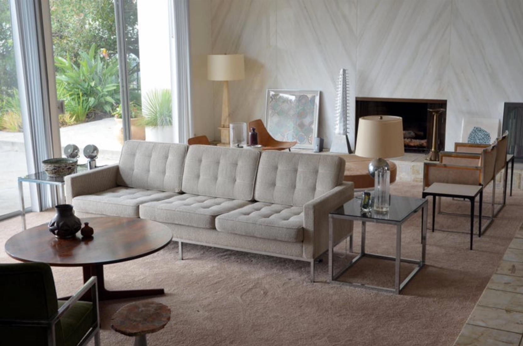 Pristine Florence Knoll Sofa for Knoll International For Sale at 1stDibs