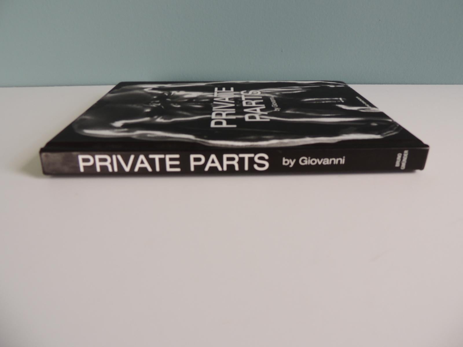 Private Parts Hardcover Out-of-print Book by Giovanni at 1stDibs