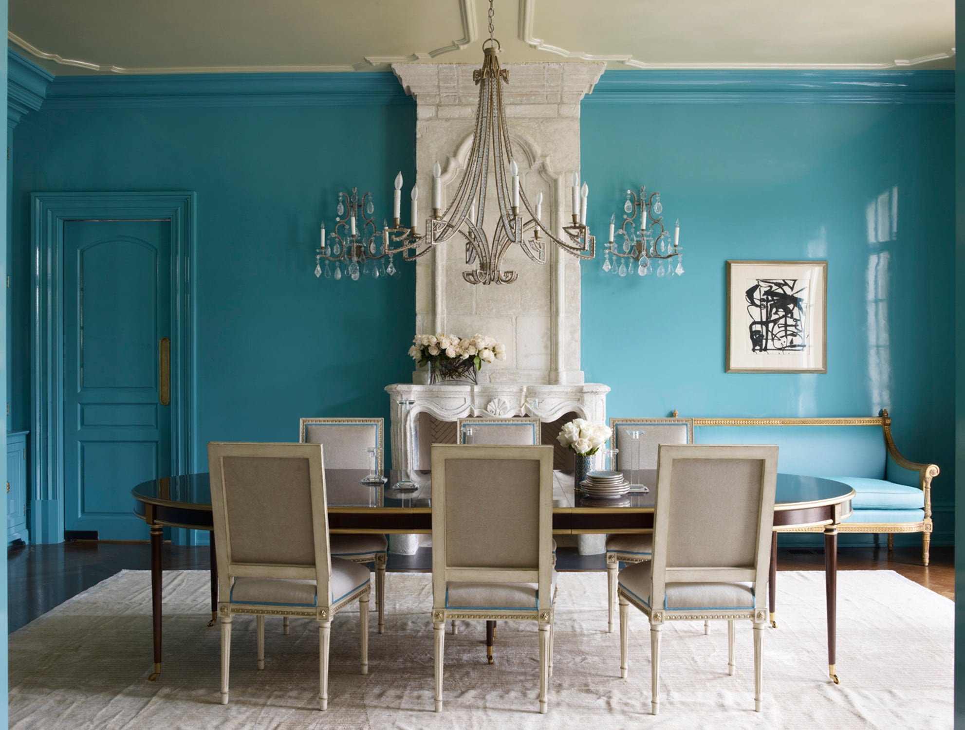 Dining Room by Suzanne Kasler Interiors on 1stdibs