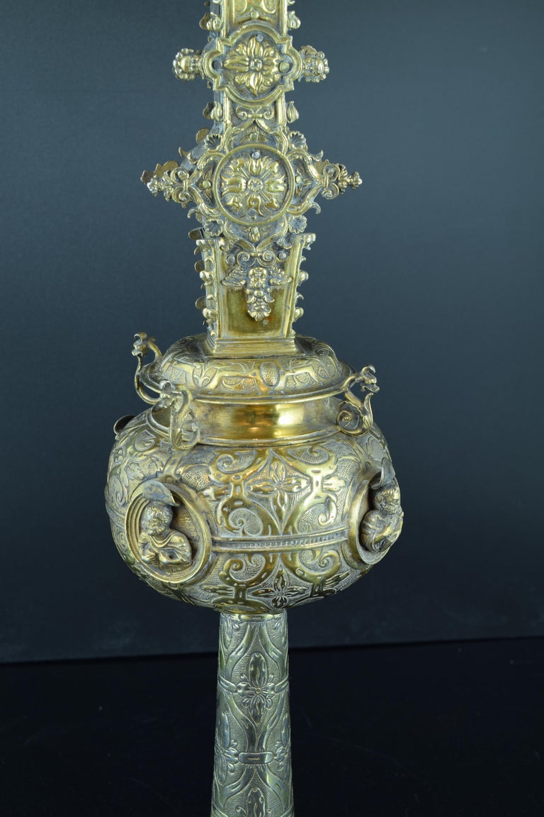 Processional Cross, Silver, Barbastro, Aragón, Spain, 16th Century For ...