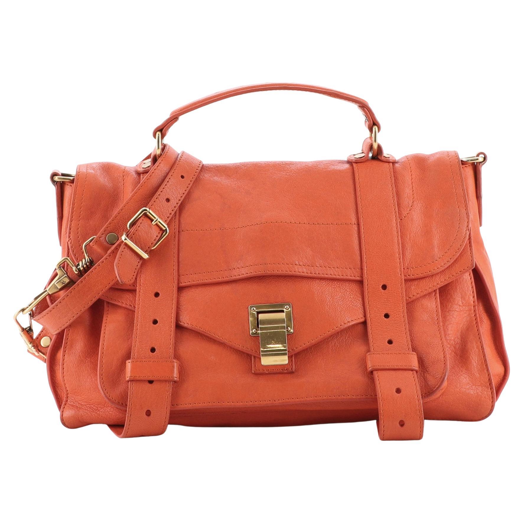 Proenza Schouler PS1 Satchel Leather Medium at 1stDibs