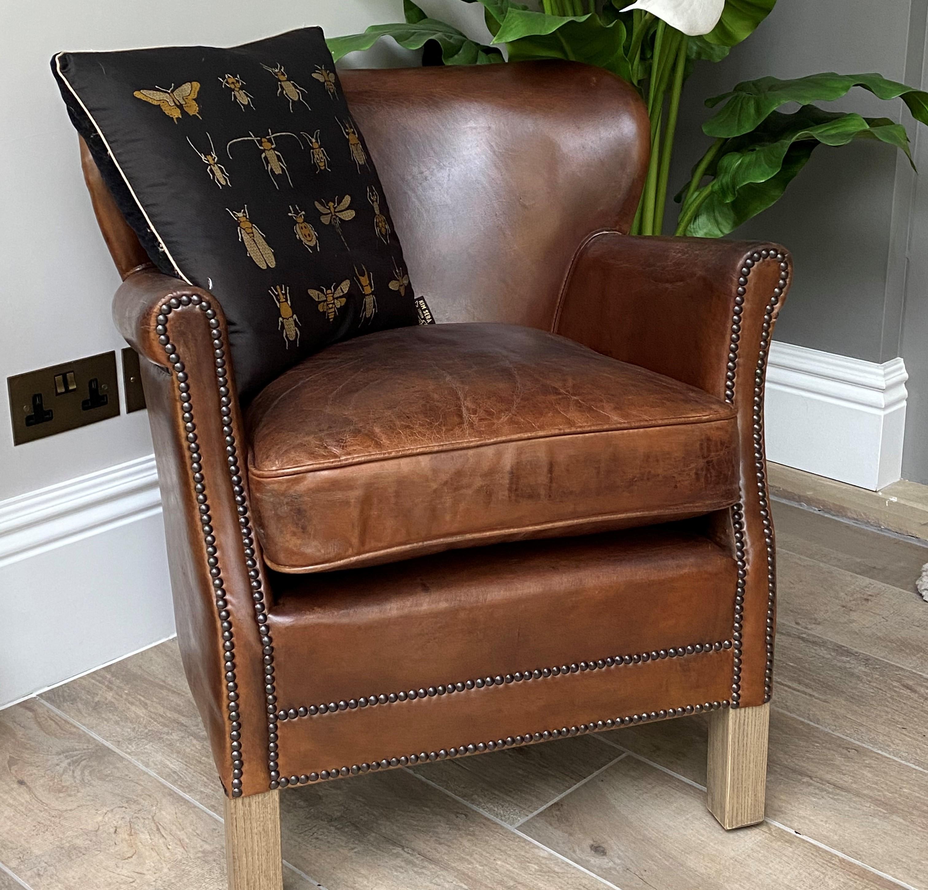 Professor Leather Armchair, 20th Century For Sale at 1stDibs | armchair ...