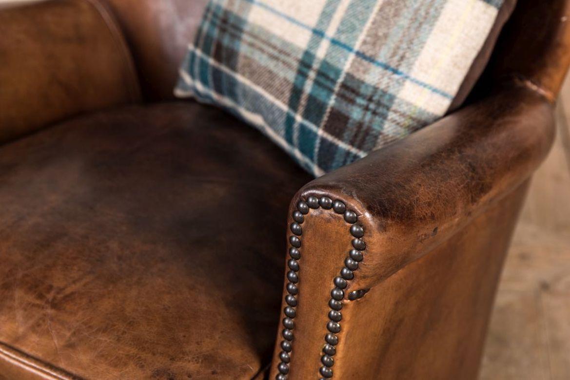 Professor Leather Armchair, 20th Century For Sale at 1stDibs | armchair ...
