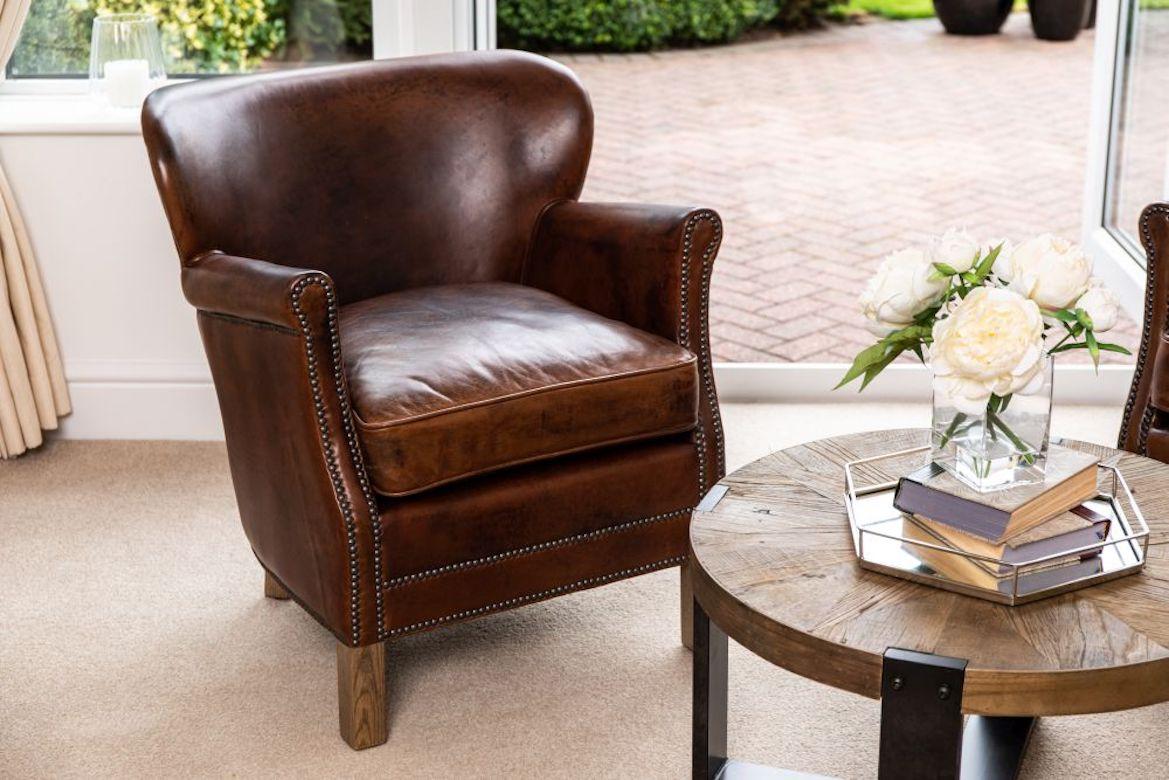 Professor Leather Armchair, 20th Century For Sale at 1stDibs | armchair ...