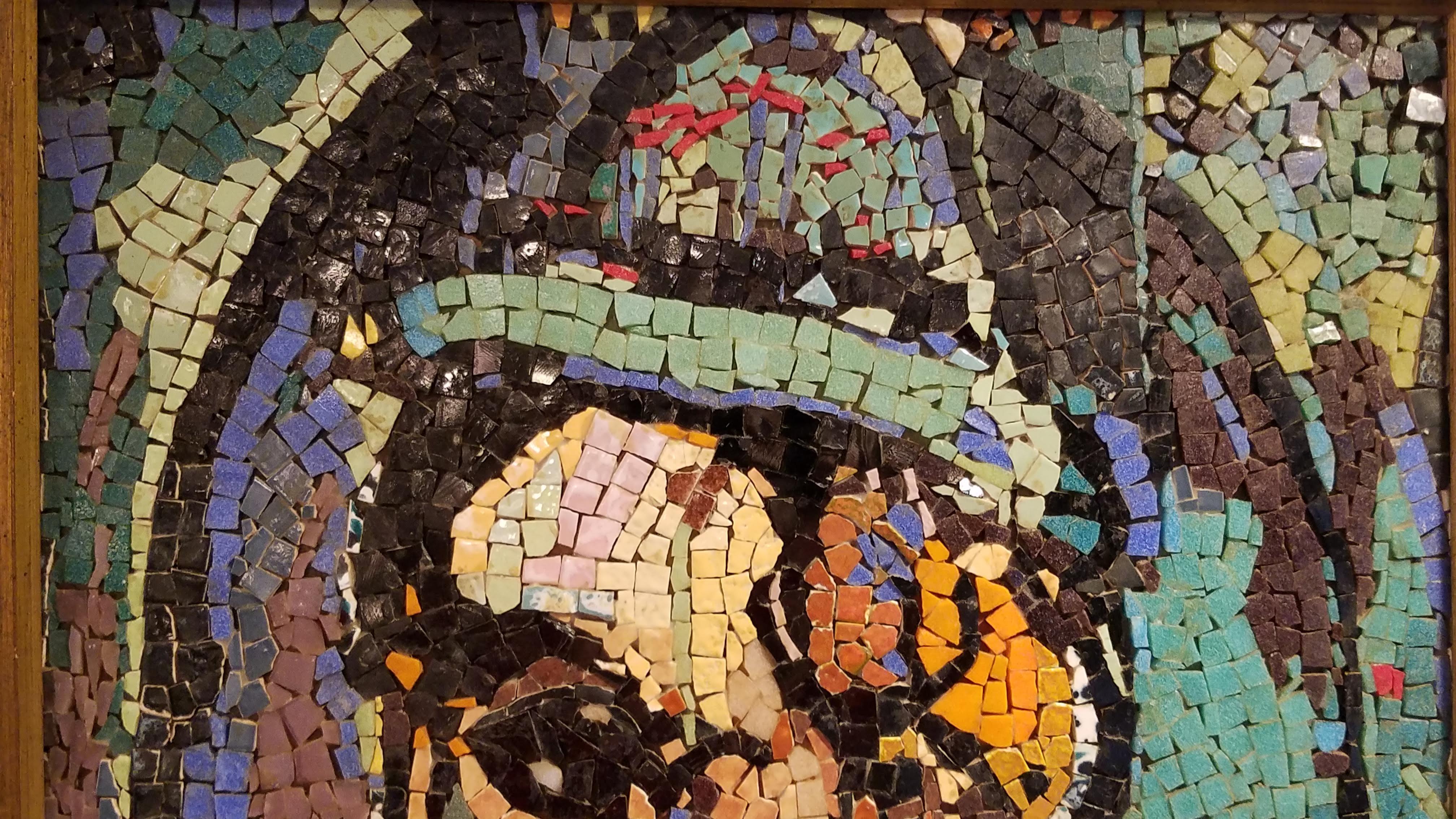 Profile of A Clown Georges Rouault Fauve Ceramic Mosaic Panel C. 1955 ...