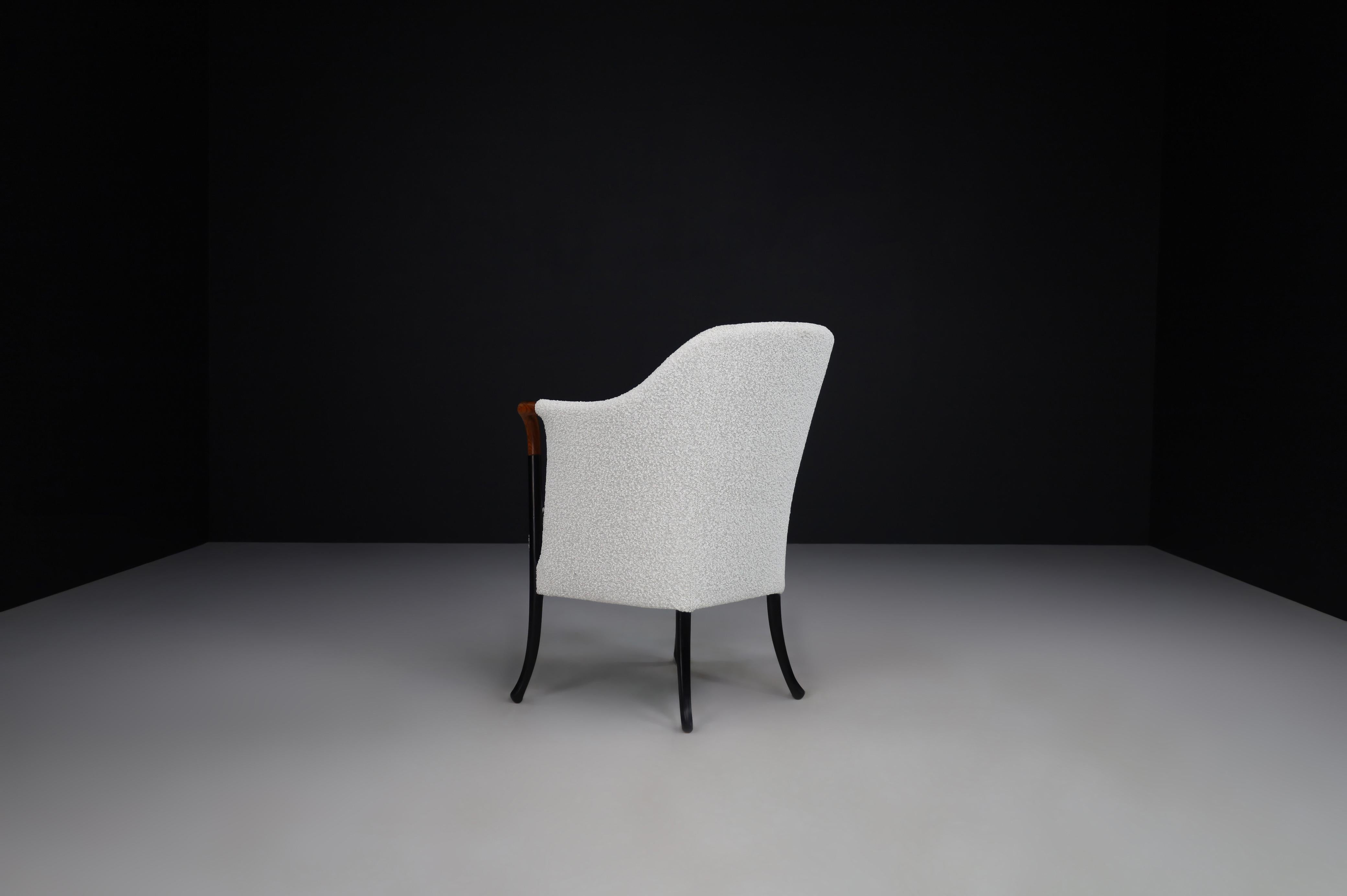 Progetti Armchairs by Umberto Asnago for Giorgetti in Bouclé Fabric ...
