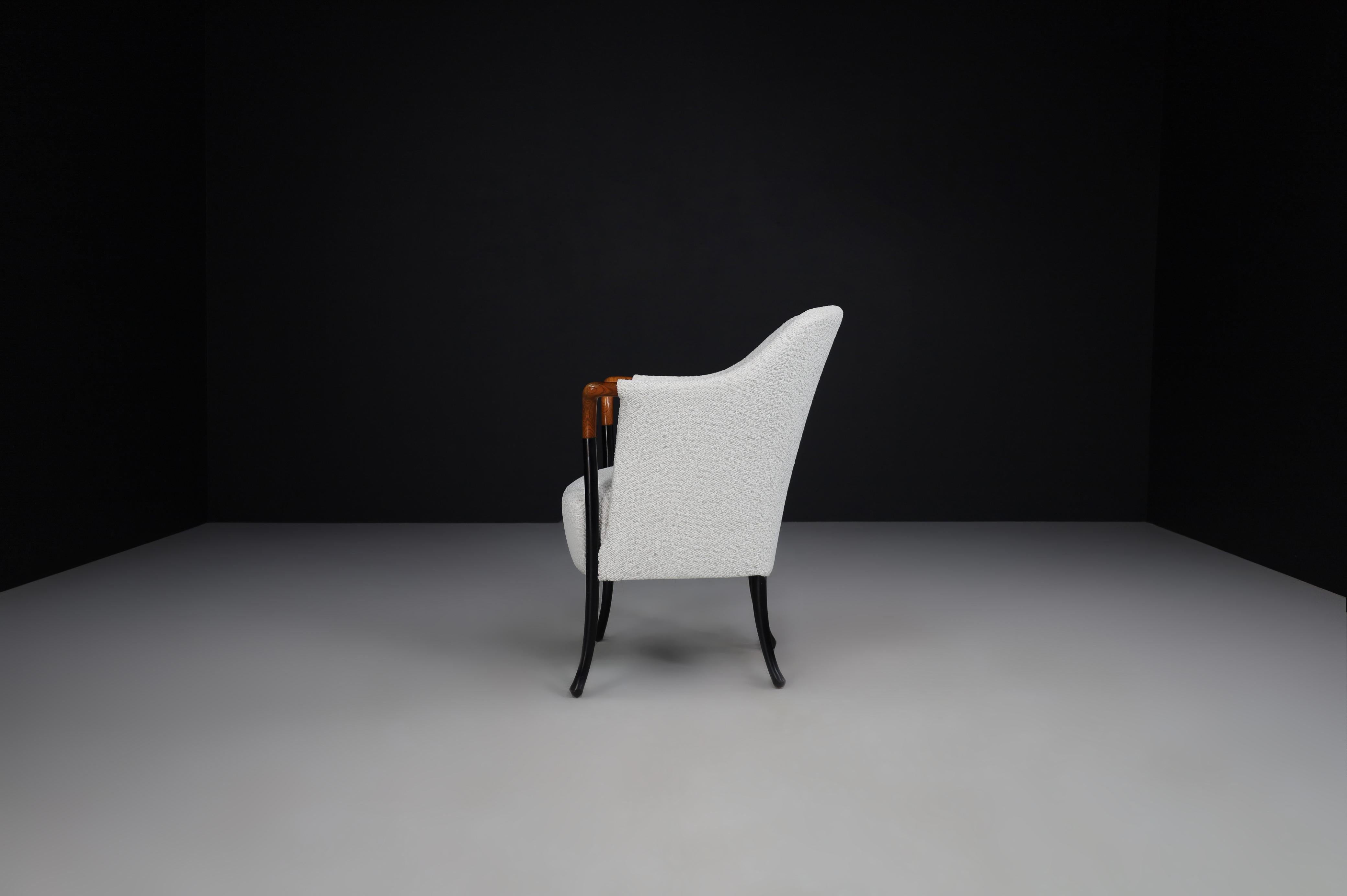 Progetti Armchairs by Umberto Asnago for Giorgetti in Bouclé Fabric ...