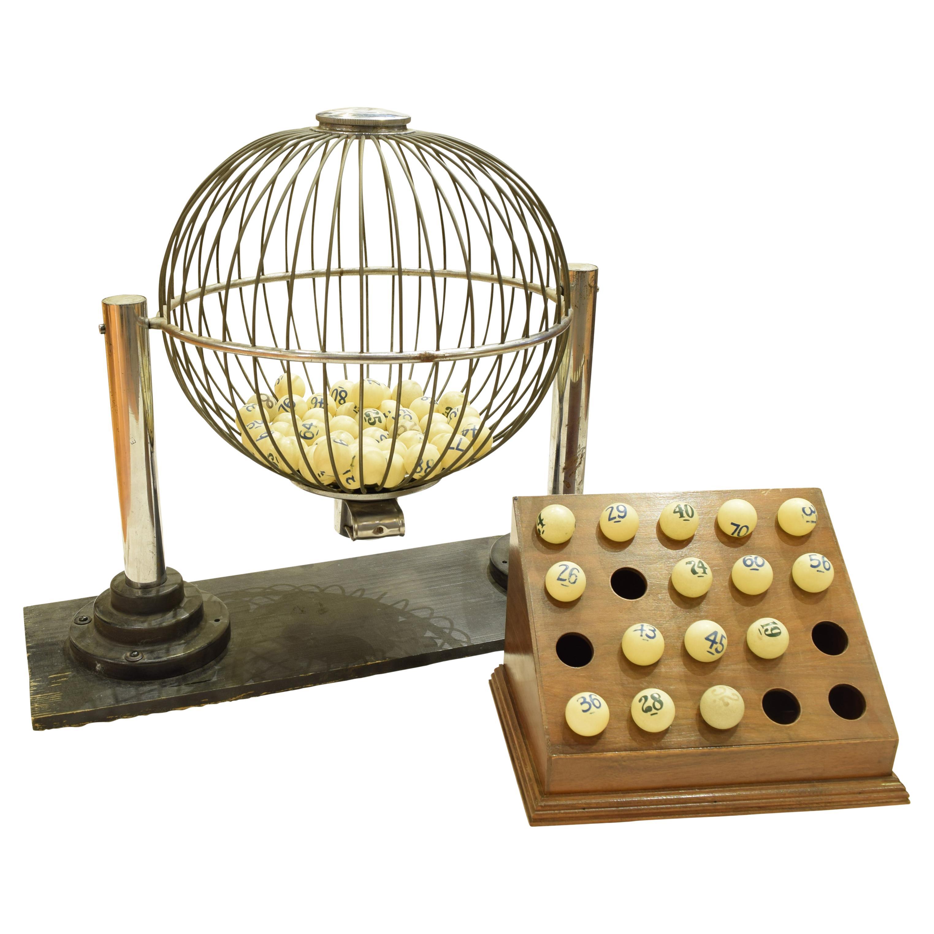 Vintage Bingo Game Set at 1stDibs