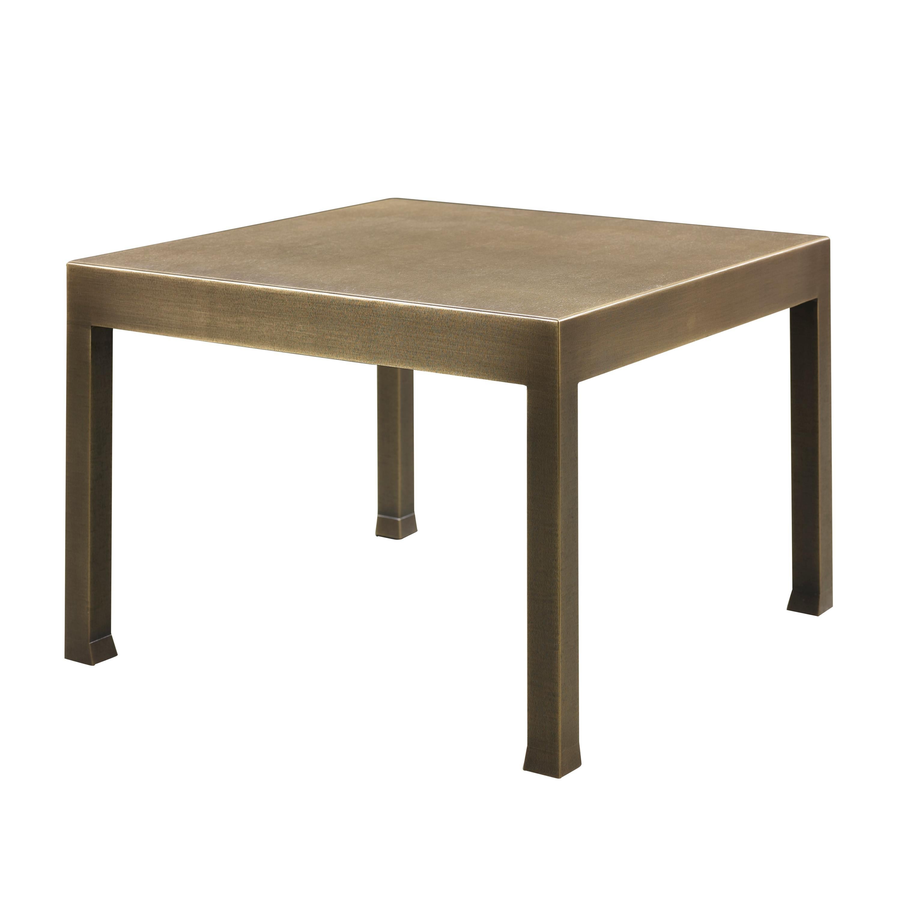 Customizable Promemoria Gong Small Table in Hammered Bronze by Romeo ...