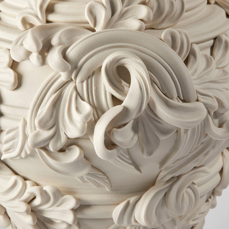 Promenade V, a Unique Ceramic Sculptural Tall Vase in Porcelain by Jo ...