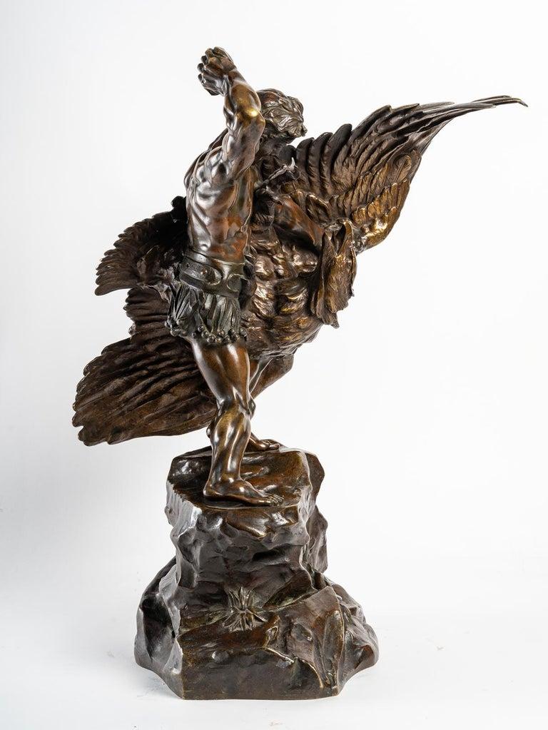 „Prometheus Fighting an Eagle“ (Der Kampf eines Adlers) im Angebot bei ...