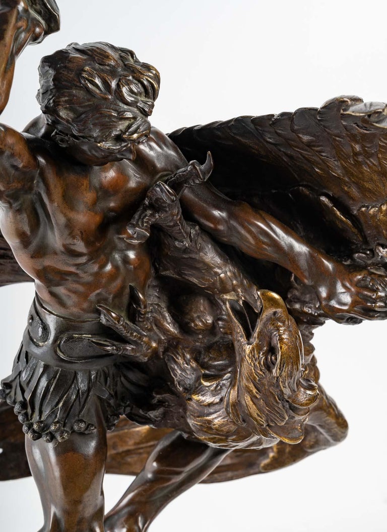 "Prometheus fighting an eagle" For Sale at 1stDibs