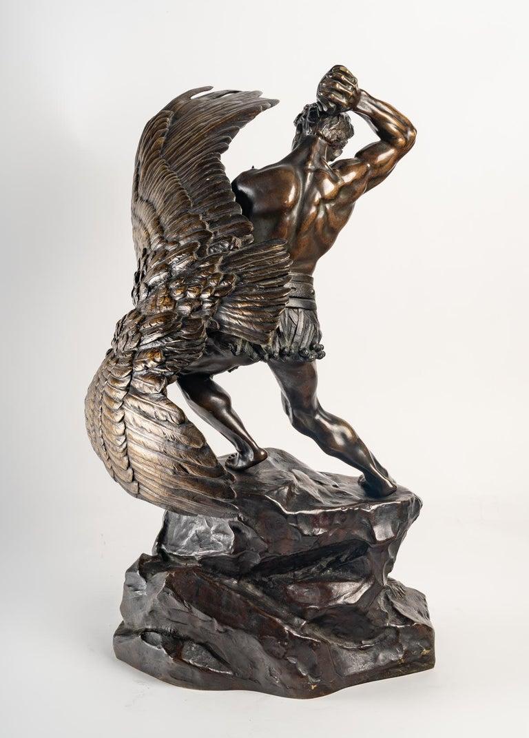 "Prometheus Fighting an Eagle" For Sale at 1stDibs