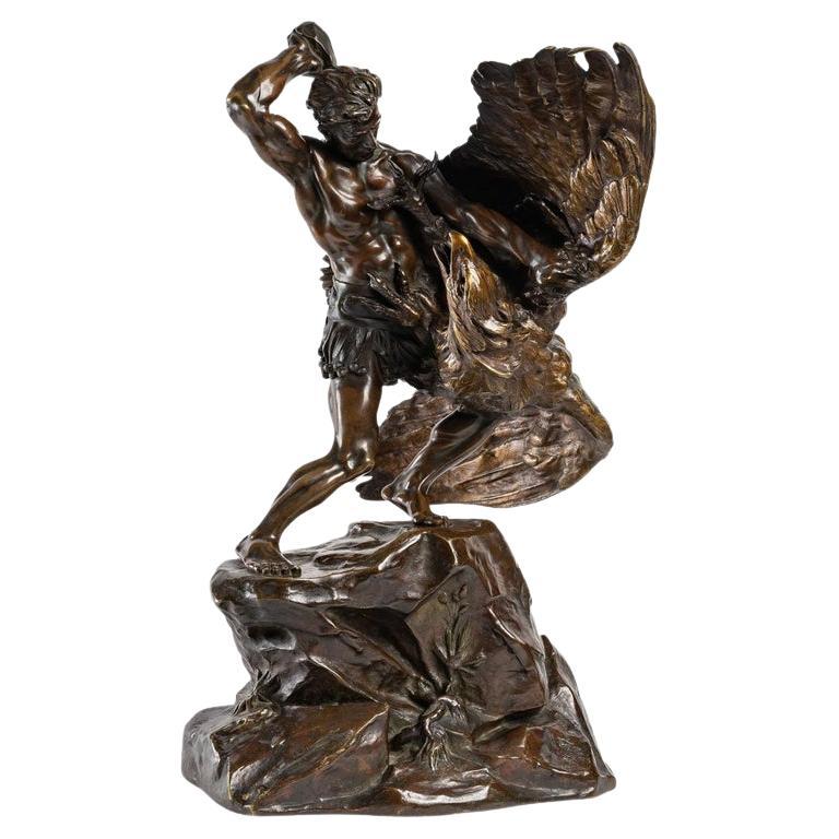 "Prometheus Fighting an Eagle" For Sale at 1stDibs