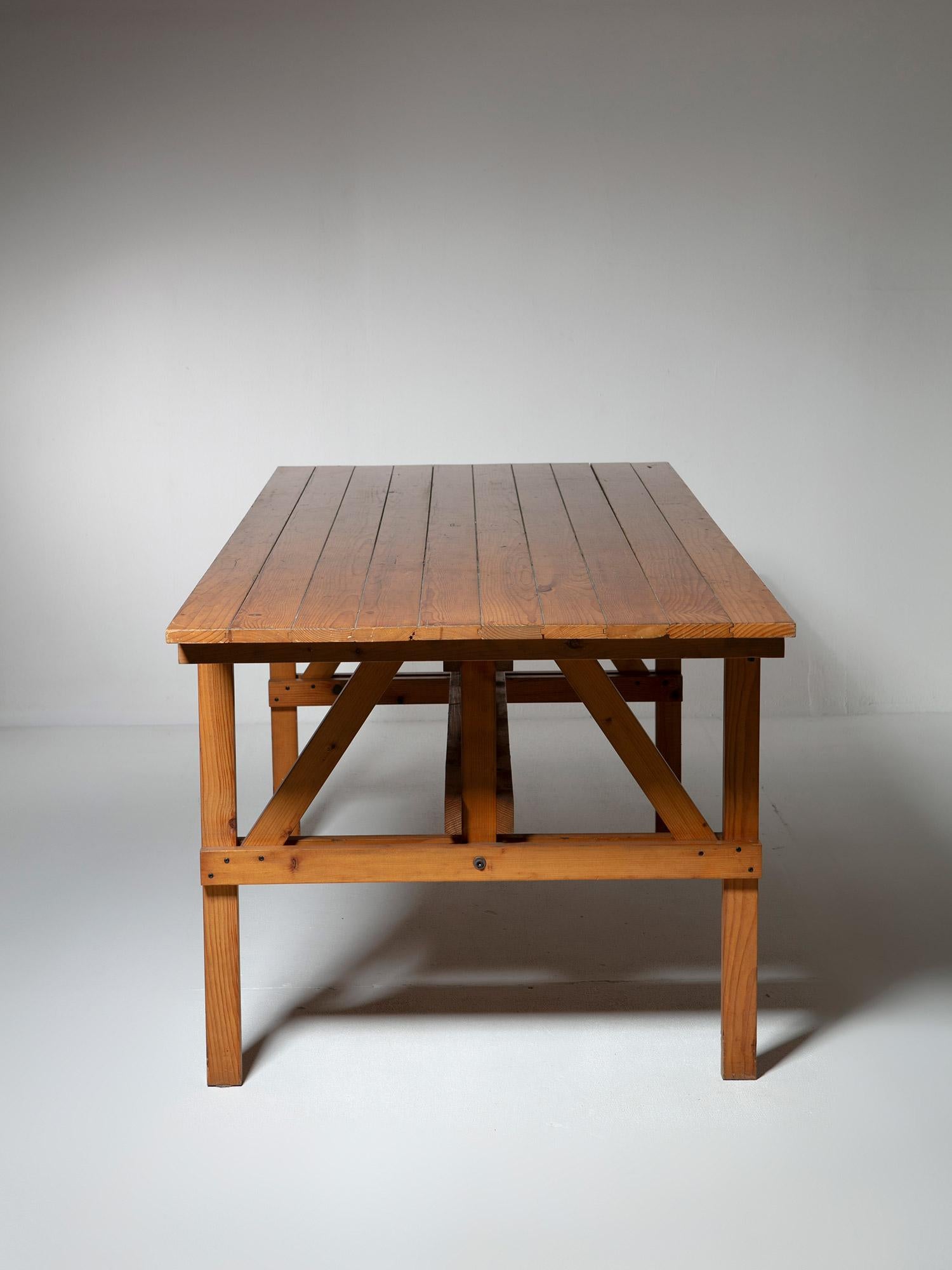 "Proposta per un'autoprogettazione" Wood Dining Table by Enzo Mari ...