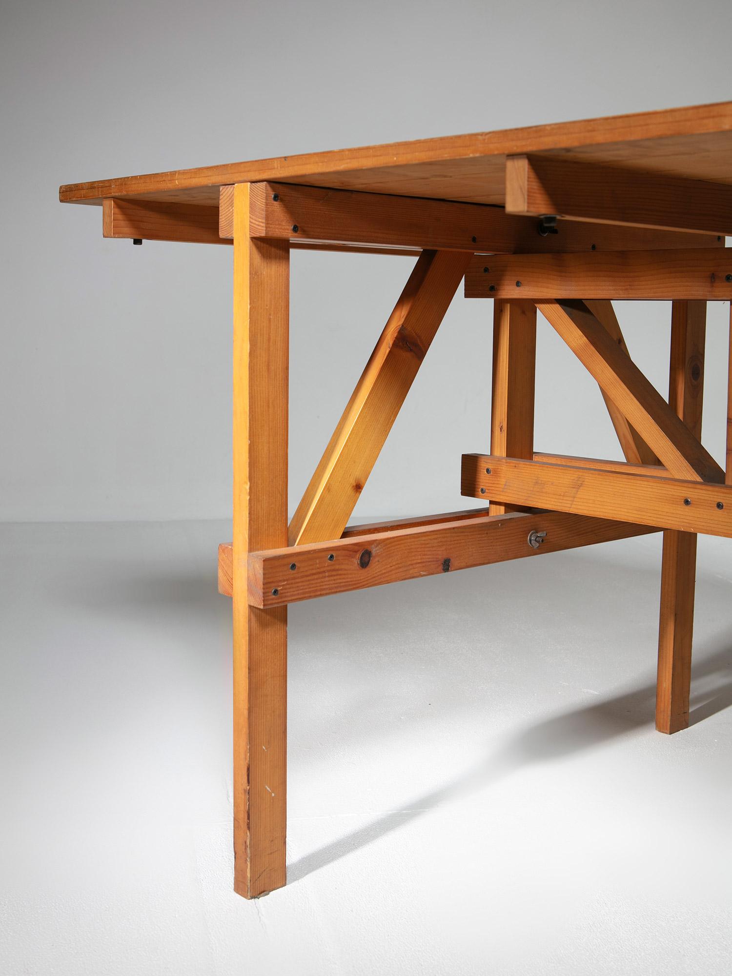 "Proposta per un'autoprogettazione" Wood Dining Table by Enzo Mari ...