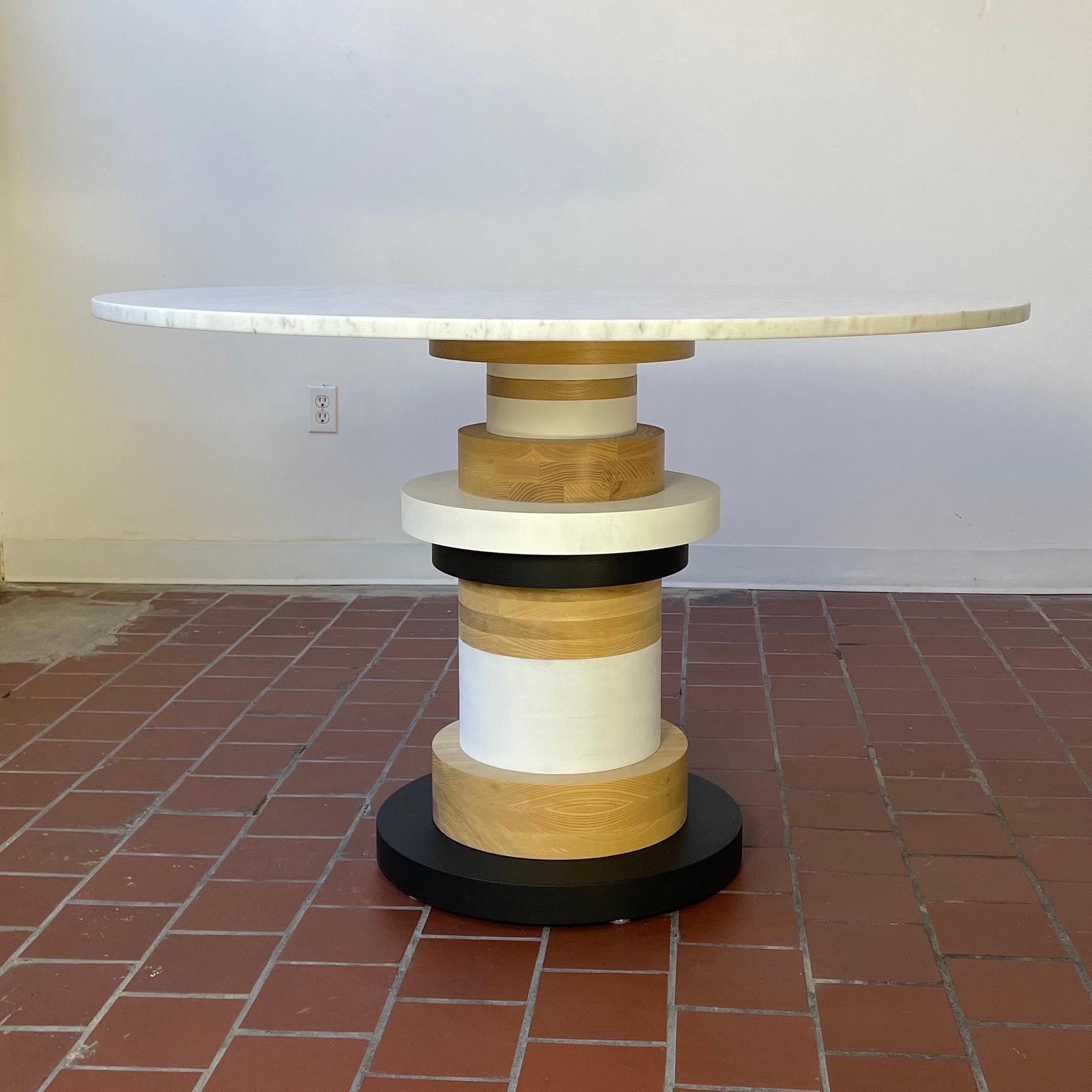 Prototype Sass Dining Table from Souda, In Stock, Medium, Marble Top at ...