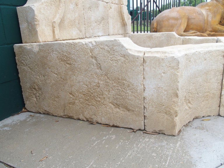 Provence, France Wall Fountain Embellished With Canted Corners For Sale ...