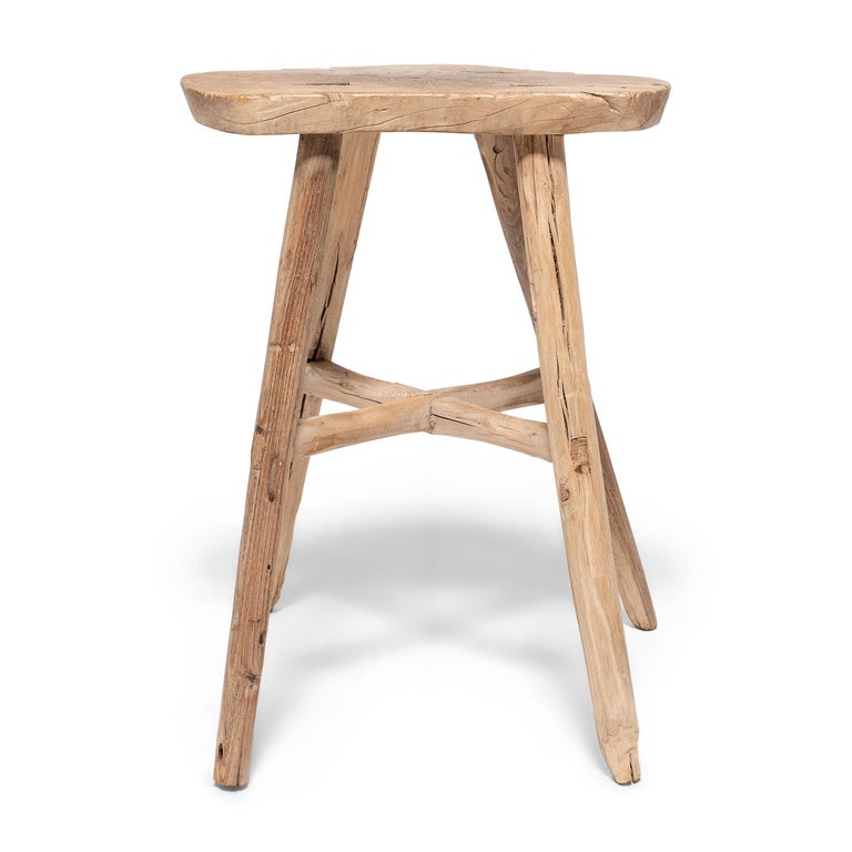 Provincial Chinese Butterfly Stool, c. 1900 at 1stDibs