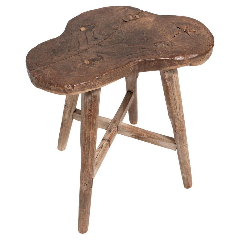 Provincial Chinese Butterfly Stool, c. 1900 at 1stDibs