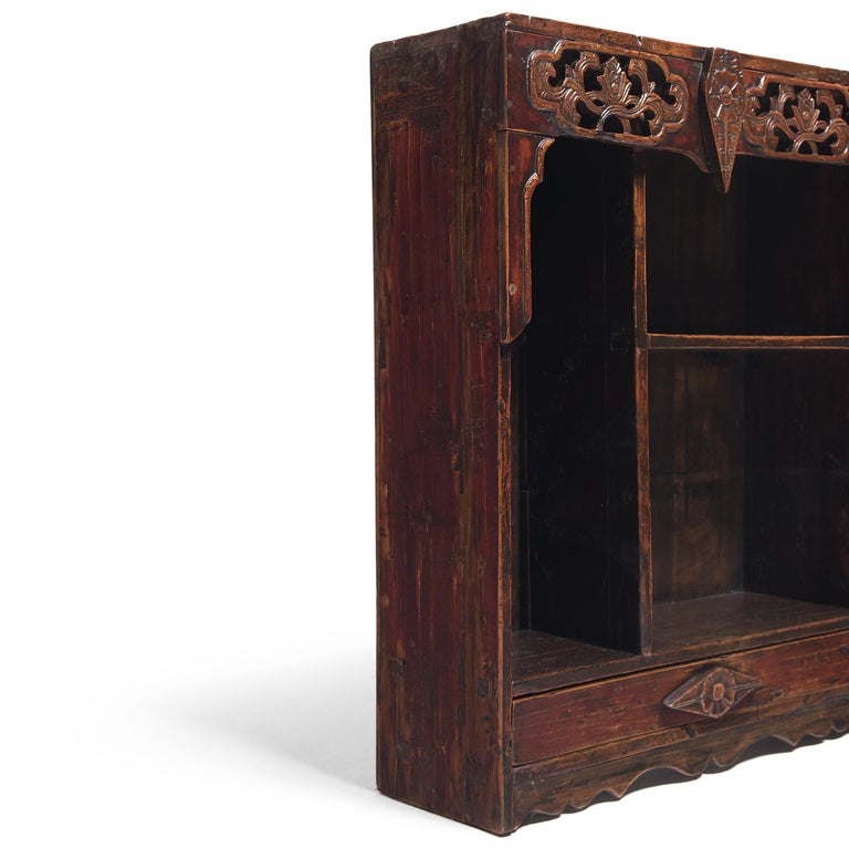 Provincial Chinese Collector's Shelf, c. 1900 For Sale at 1stDibs
