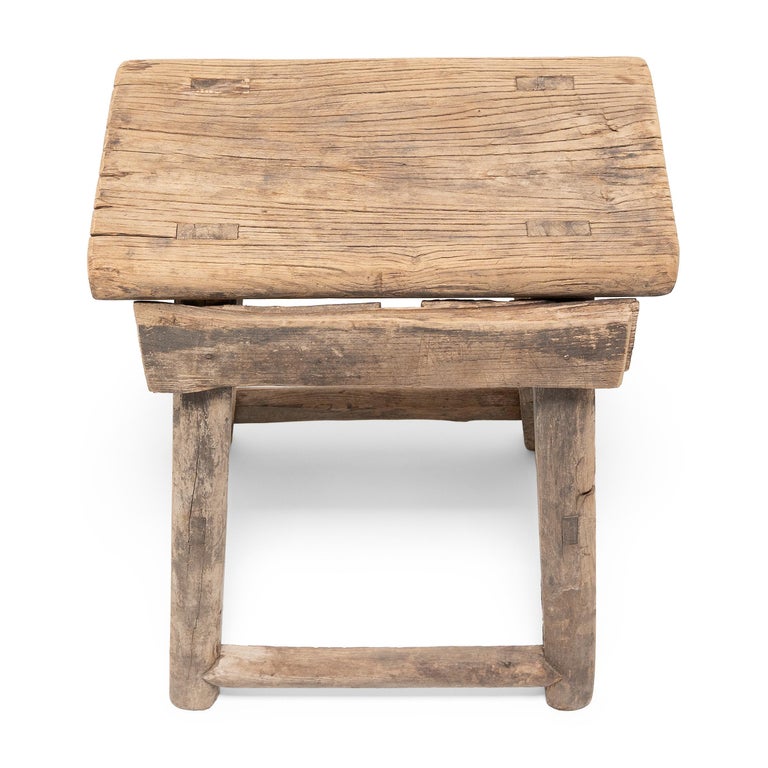 Provincial Chinese Courtyard Stool, c. 1900 For Sale at 1stDibs